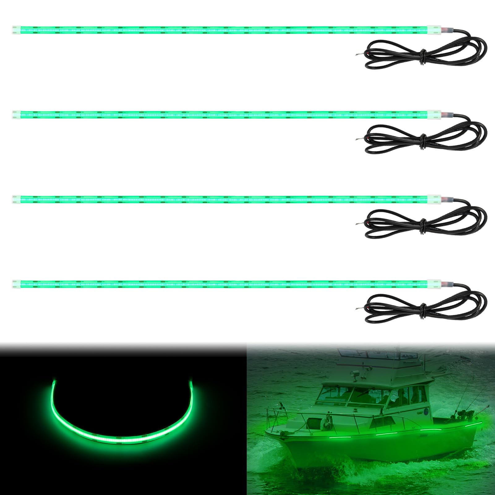 Snapklik.com : Obcursco Marine Led Strip Lights, 20 Inches 12V COB Led ...