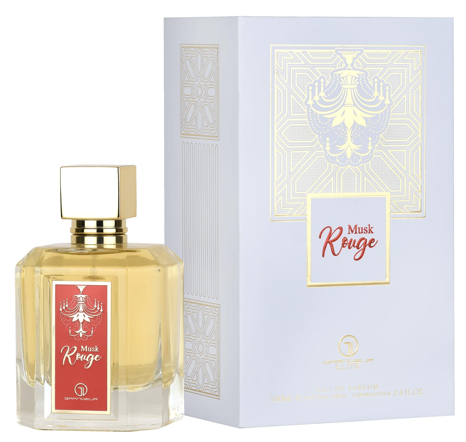 Amazon.com : Grandeur MUSK ROUGE EAU DE PARFUME 100ML : Beauty ...