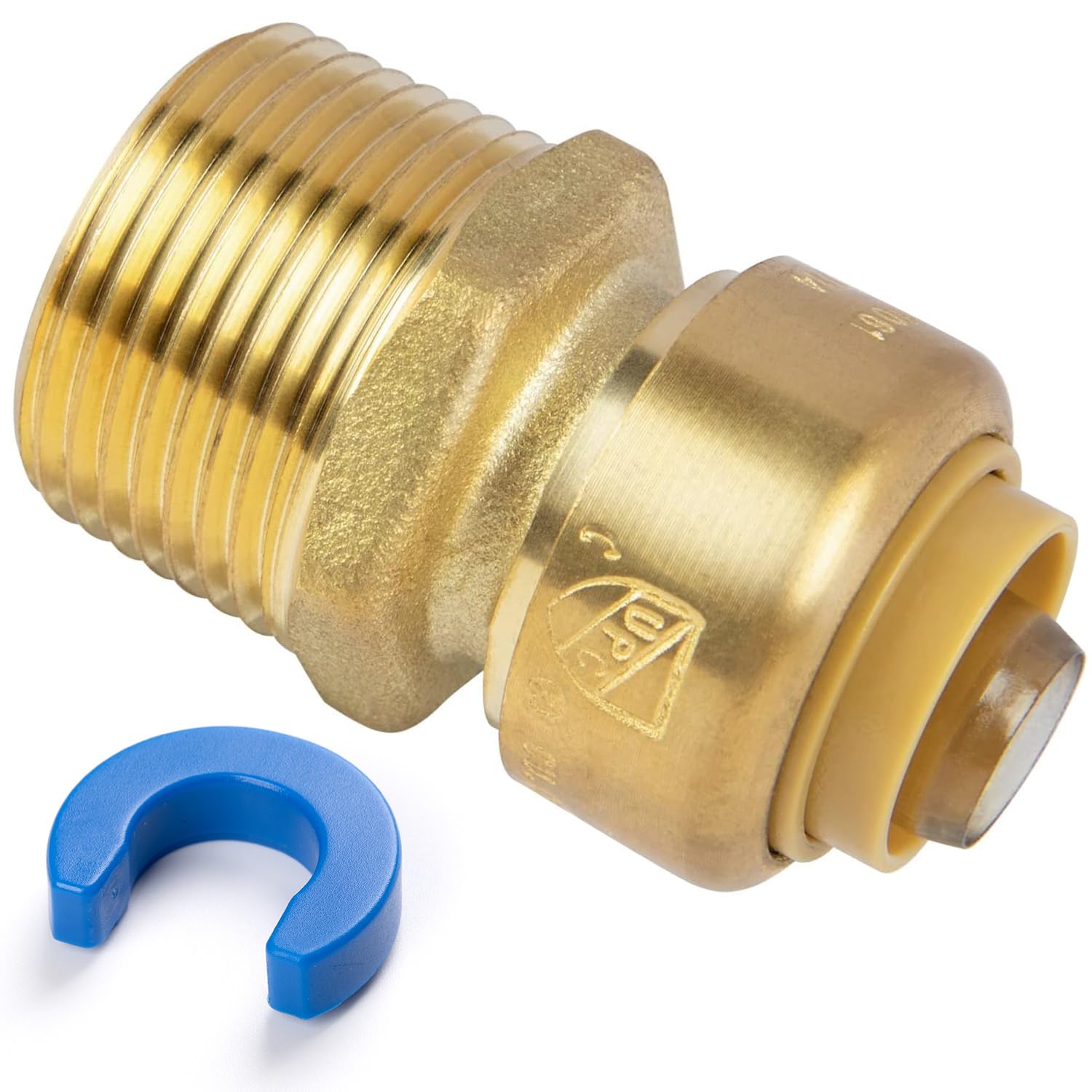 Snapklik.com : JUWO 1/2" X 3/4" NPT Male Reducer Adapter For PEX ...