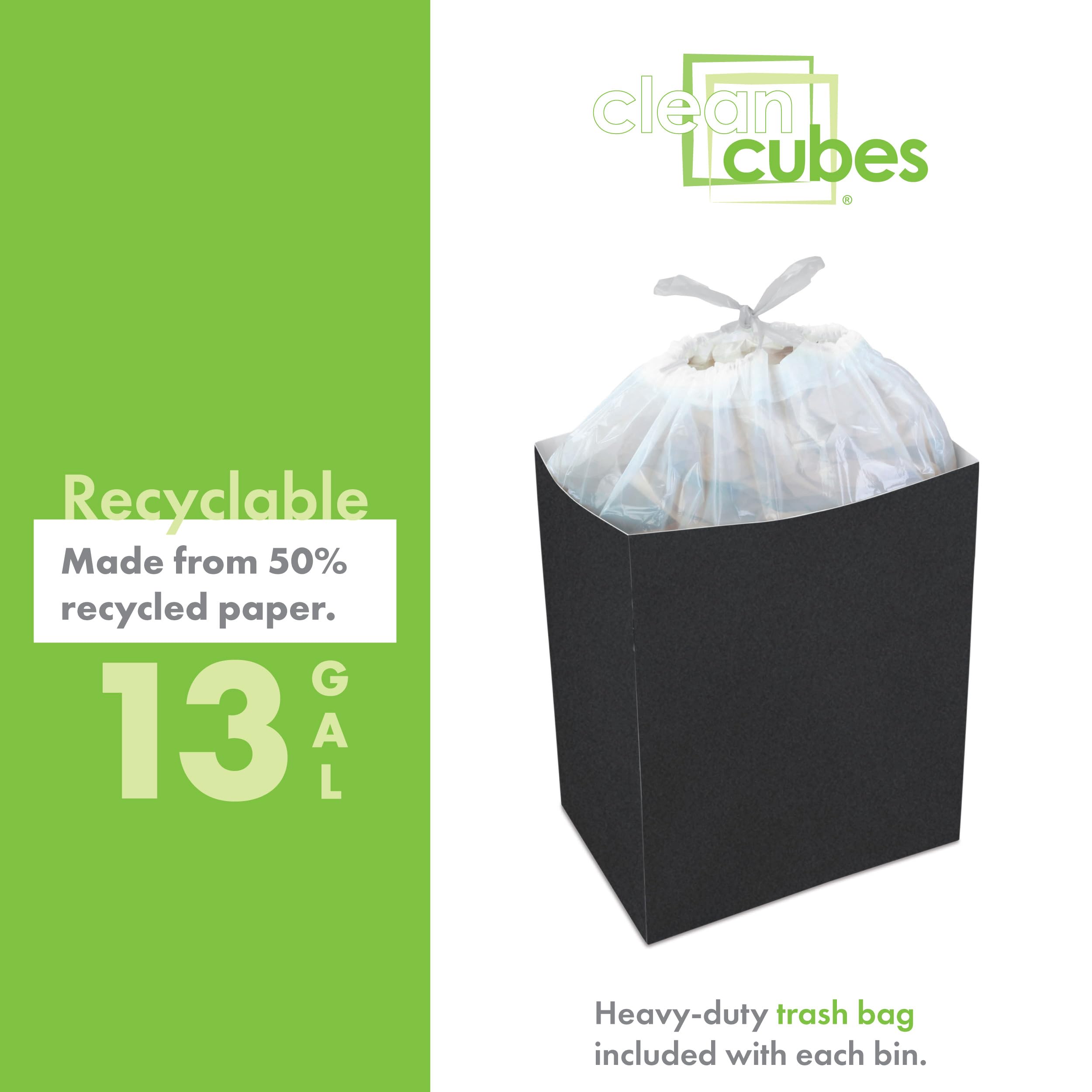 Snapklik.com : Clean Cubes 13 Gallon Trash Cans & Recycle Bins For ...