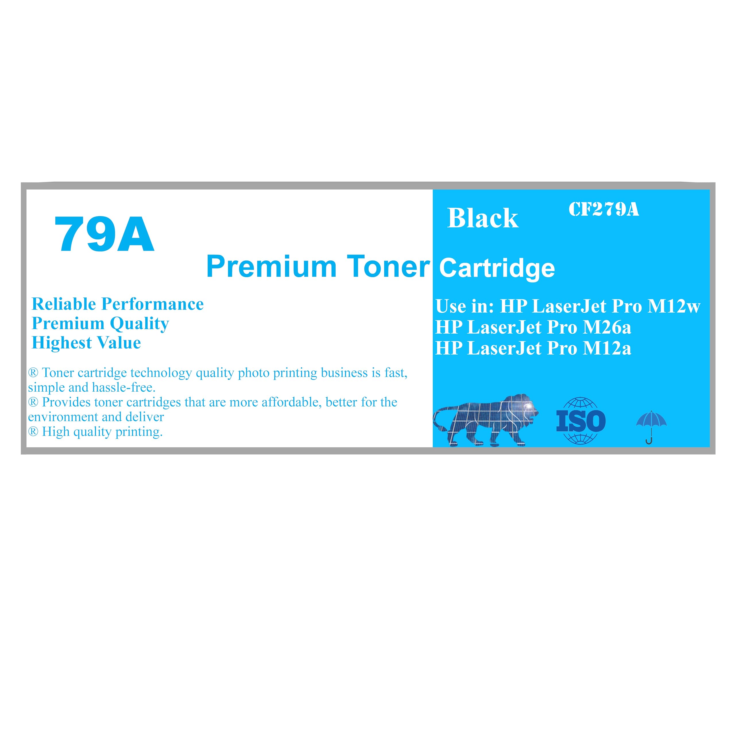HPOG Toner for HP CF279A / 279A Black Cartridge Compatible for with HP ...