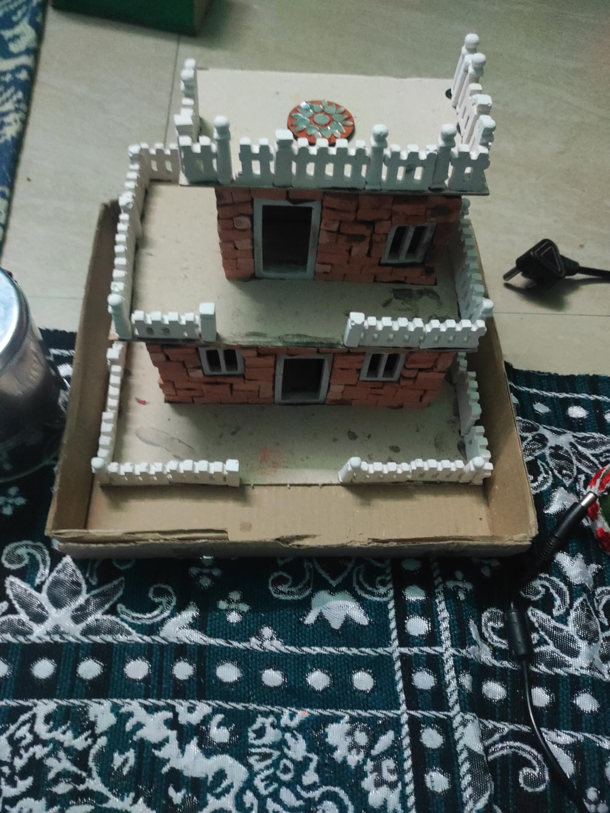 Cardboard Kraft Kala Mini Brick Building Construction Set For Kids ...