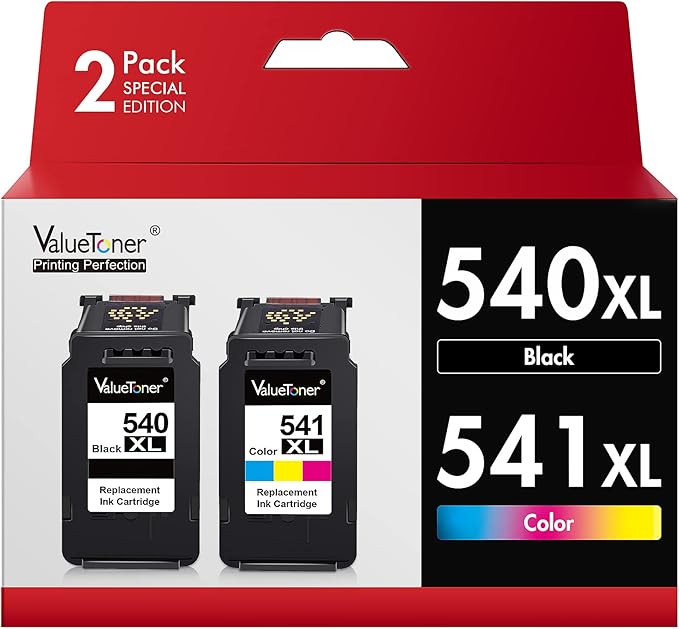 Valuetoner 540 541 XL Remanufactured Ink Cartridge Compatible for Canon ...