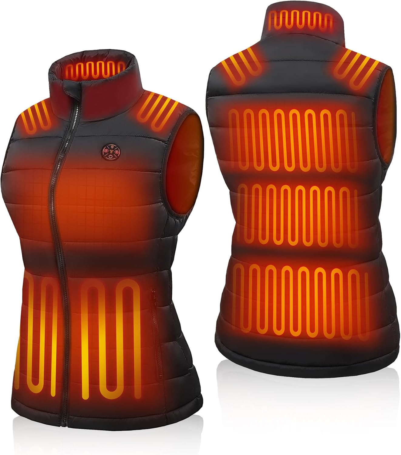 TODWARM Heated Vest for Women with Power Bank 16000mAh Electric Warming ...
