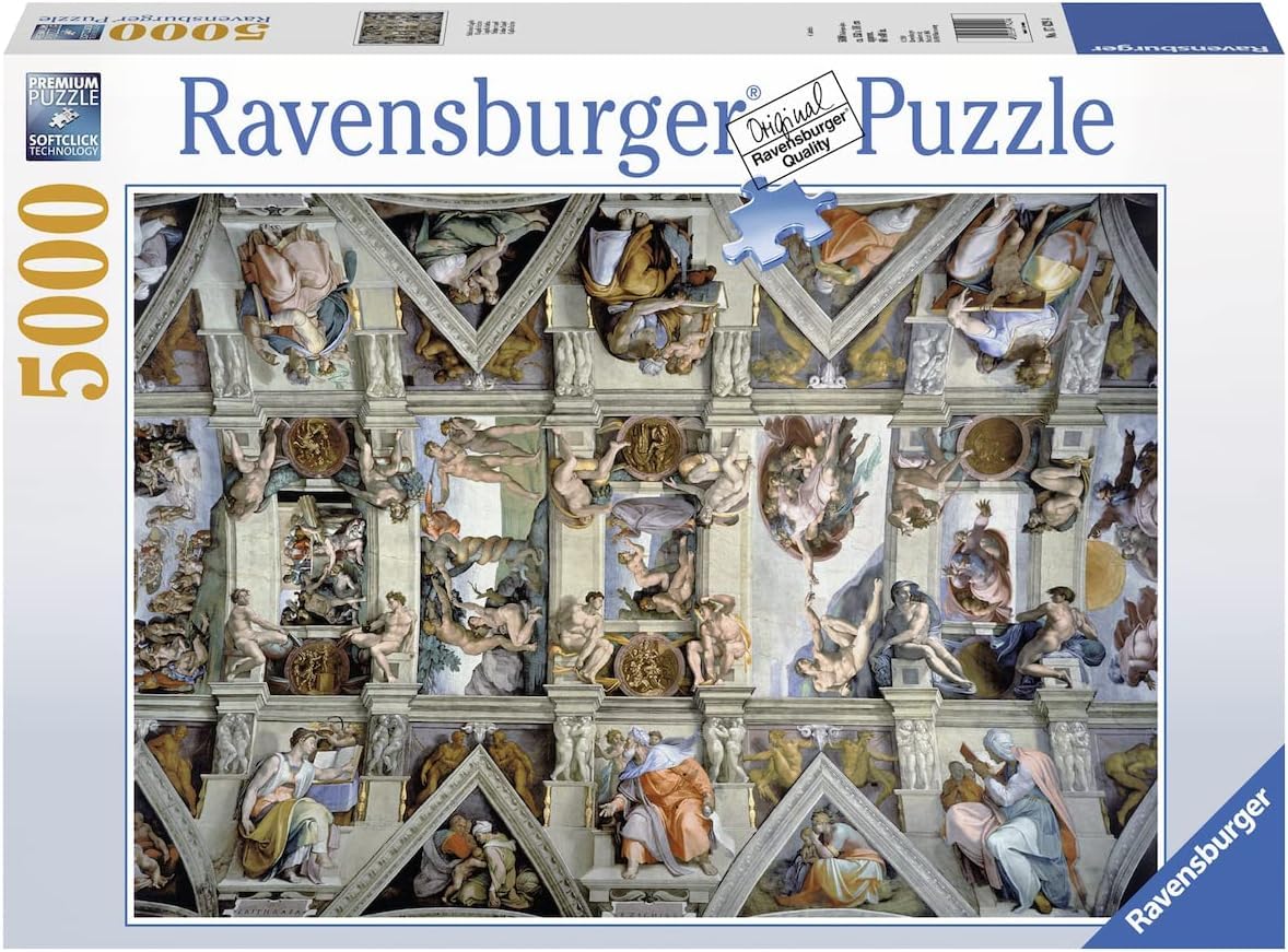 Ravensburger - Sistine Chapel Puzzle 5000 Pieces : Michelangelo ...