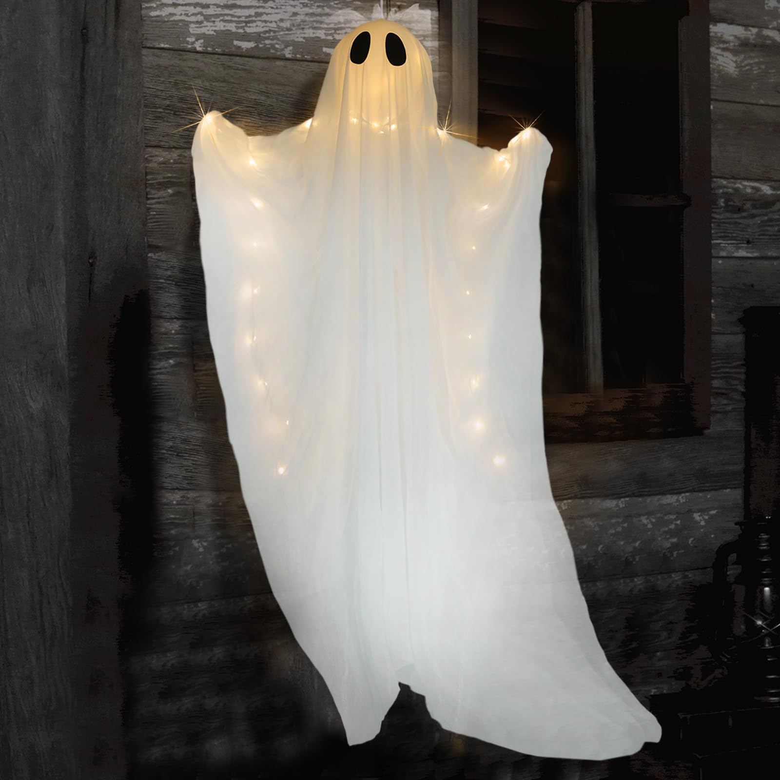 Amazon.com: 61.5 Inch Halloween Hanging Ghosts - 2 PCS Large Size White ...