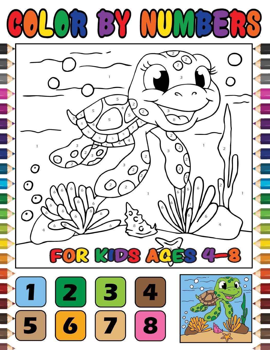 Color By Numbers Coloring Book FREE Printable Easter Egg Color By