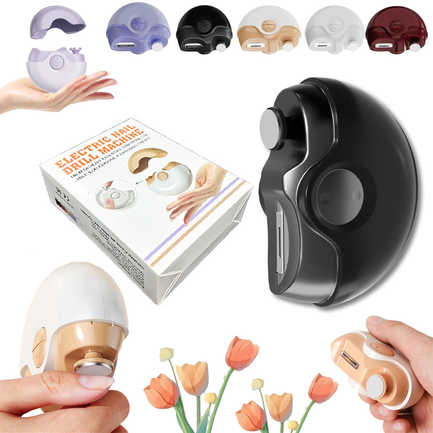 Amazon.com : 2 in 1 Electric Polishing Automatic Nail Clippers ...