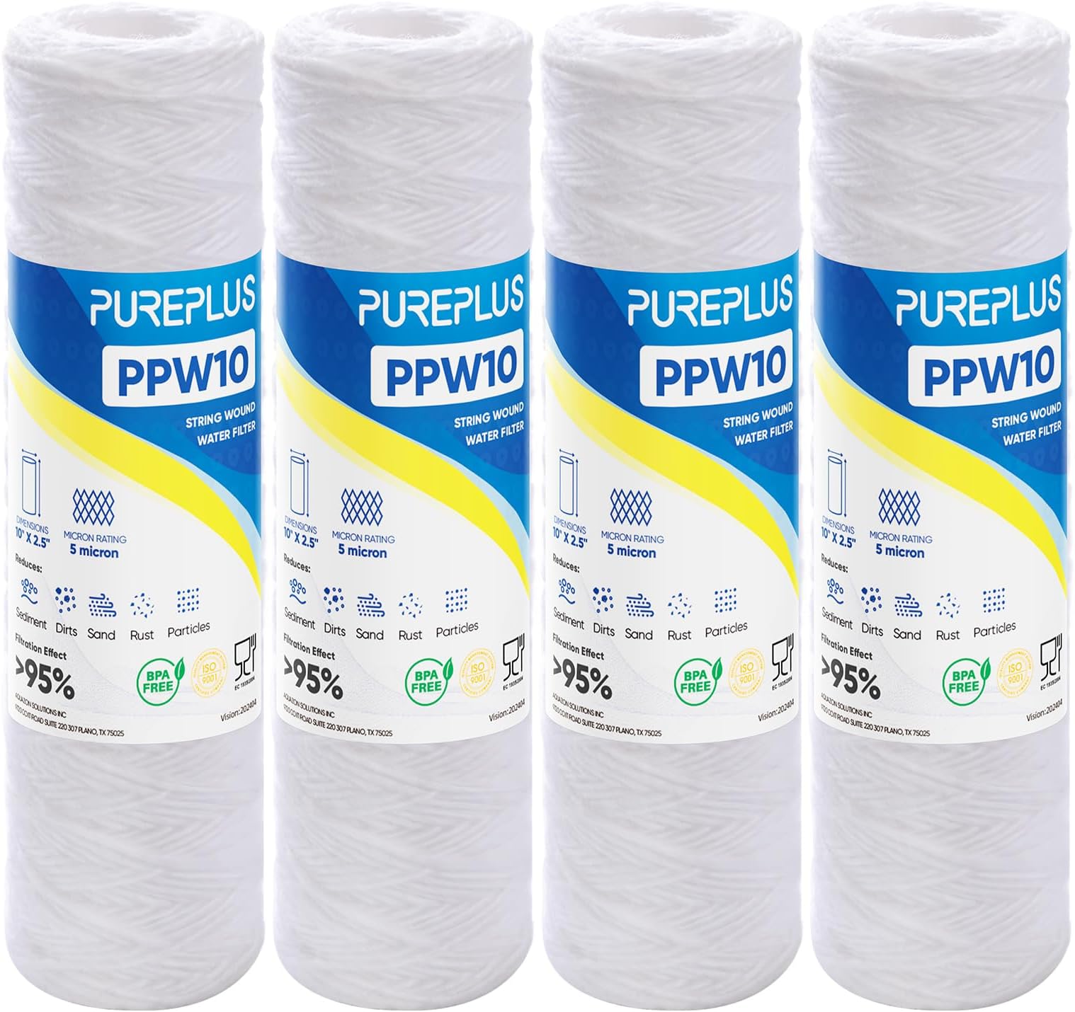 Amazon.com: IPW Industries Inc. - Culligan P5-4PK PP Sediment Filter ...