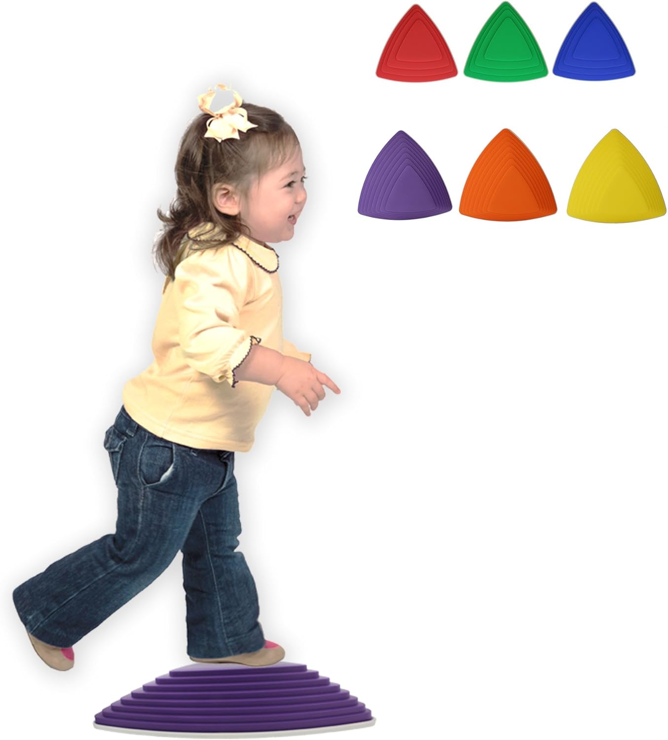 Amazon.com: Get Out! Kids Stepping Stones 6-Pack - Balance and Eye ...