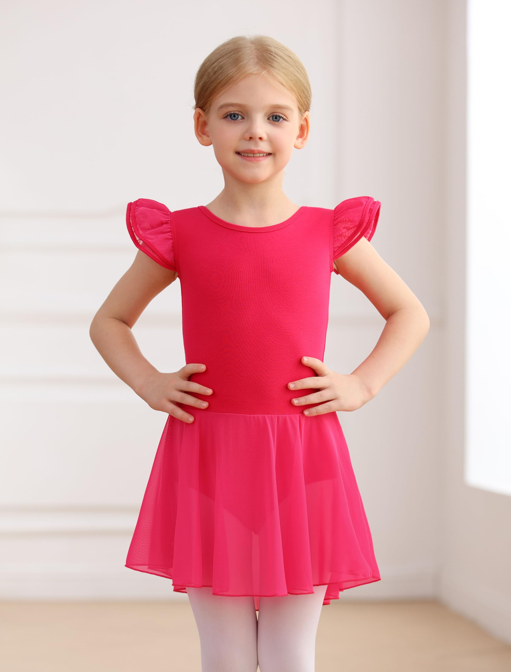 Snapklik.com : MdnMd Girls Dance Ballet Leotards Dresses For Toddler ...