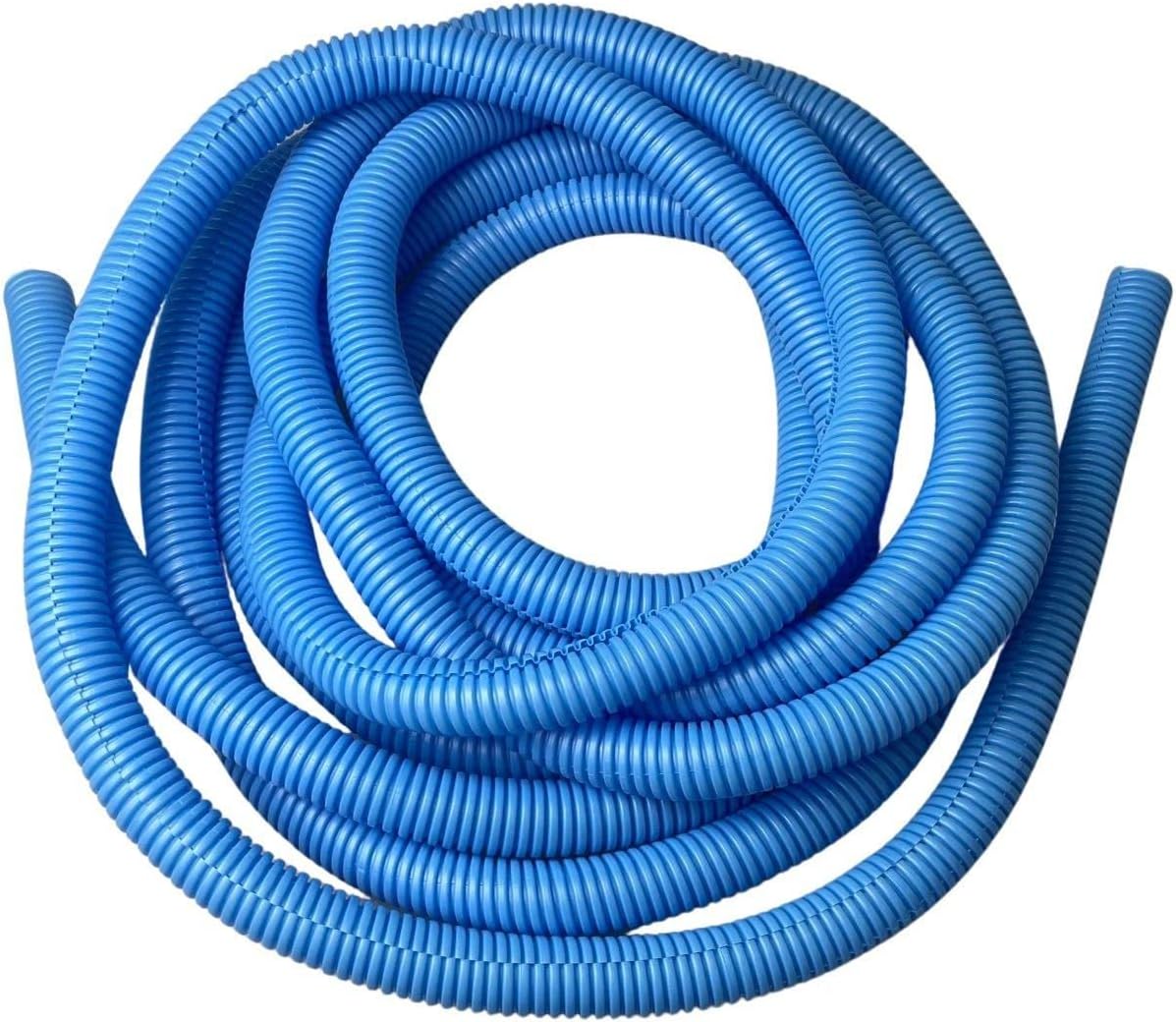 PE Blue Corrugated Conduit Flexi Pipe Tube Split 15mm - 10m : Amazon.co ...
