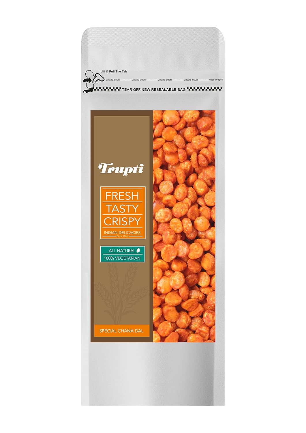 TRUPTI TREATS Chana Dal Namkeen - Crunchy & Spicy Chickpeas| Deep fried ...