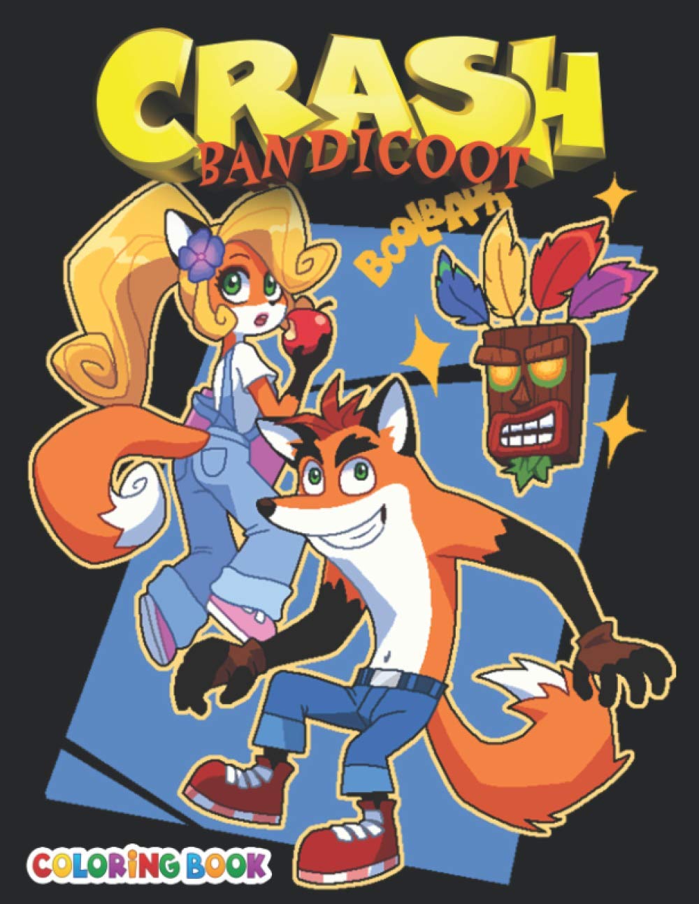 Crash Bandicoot Coloring Book 50 Crash Bandicoot Colouring Pages Kids ...