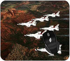 Amazon.com : Gaming Mouse Pad Military Jet Fighter for Home and Office ...