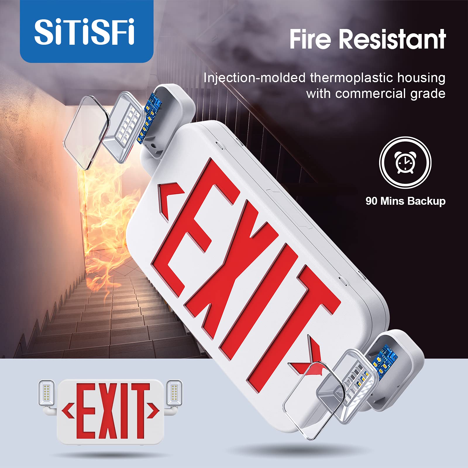 Snapklik.com : SITISFI Led Combo Emergency Sign Light