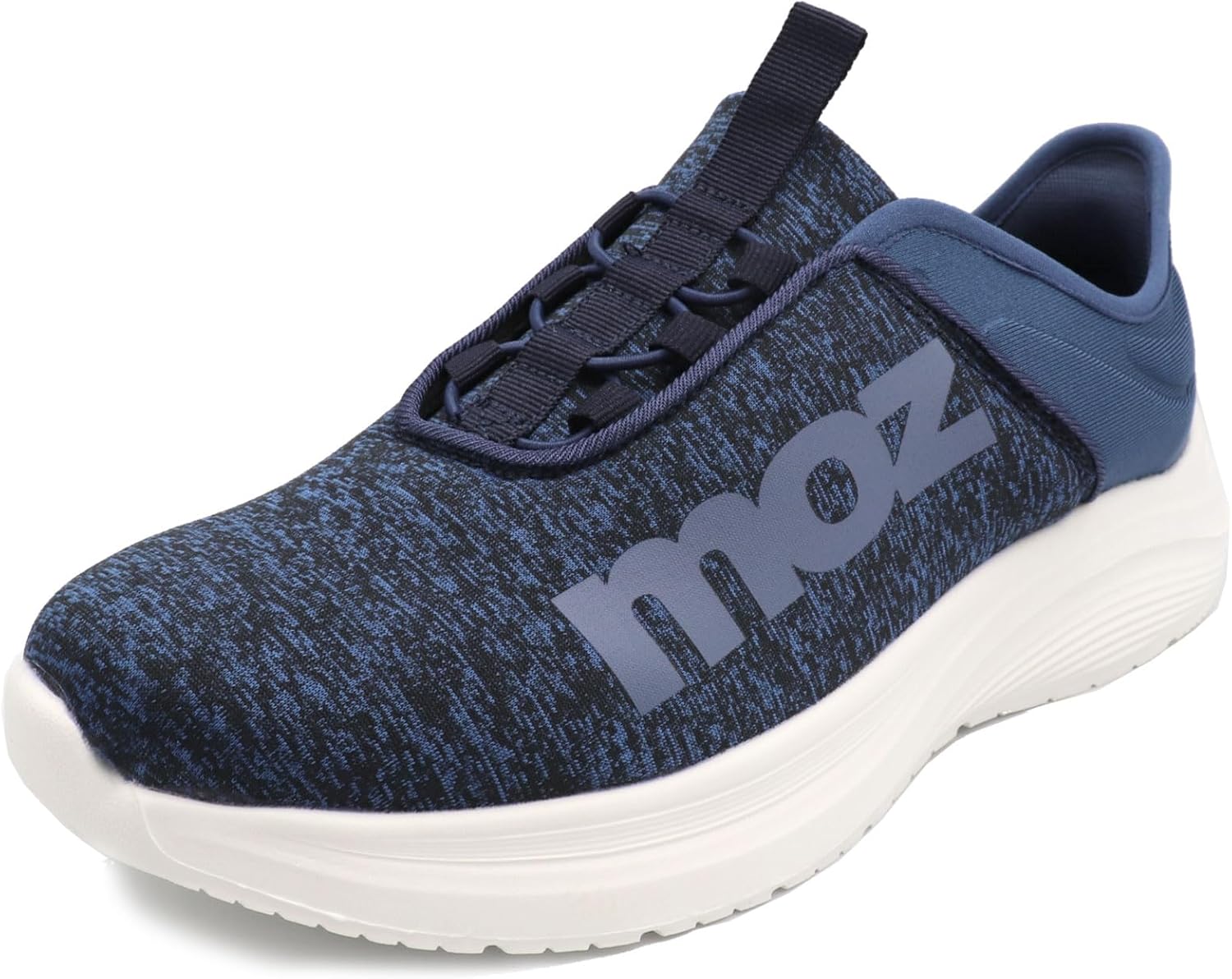 Amazon | [モズ] スポッと履けるスニーカー 手を使わずに履ける靴 幅広 4227 メンズ ネイビー 25.0 cm 3E | moz(モズ) | スニーカー