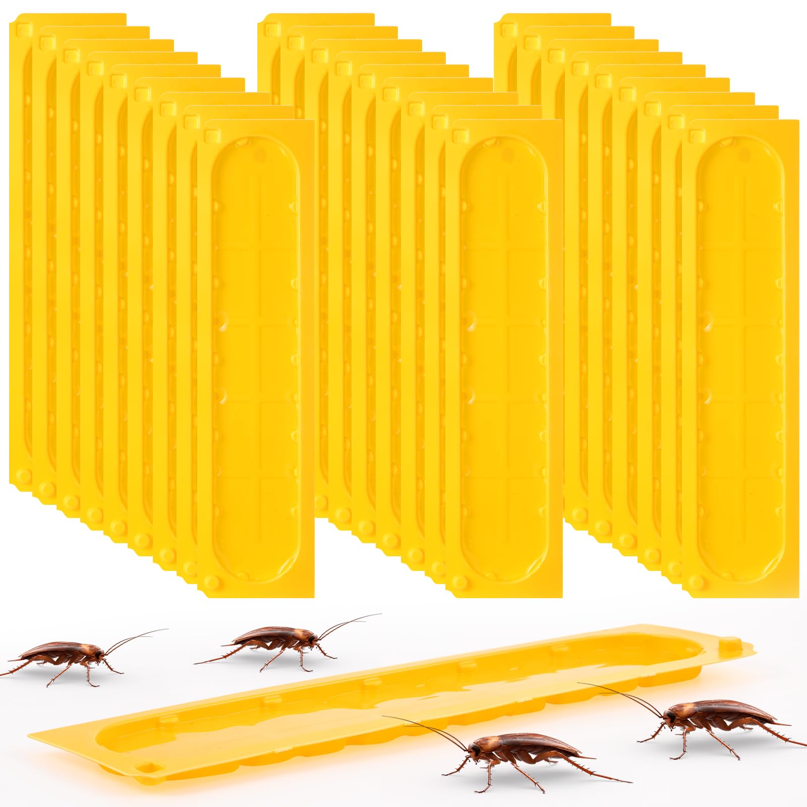 Kittmip 40 Pieces Glue Traps Spider and Cricket Glue Trap Glue Traps ...