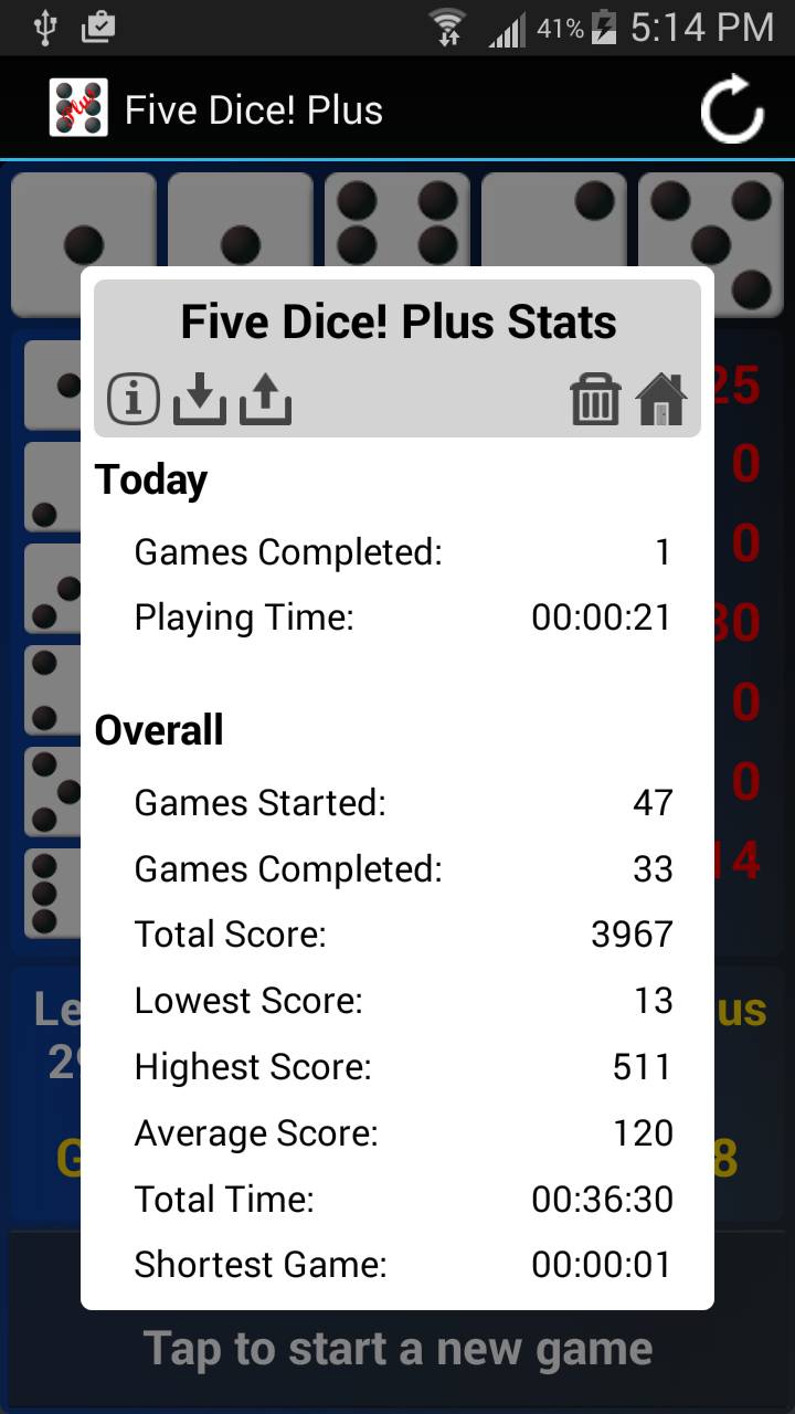Five Dice! Plus - App on Amazon Appstore