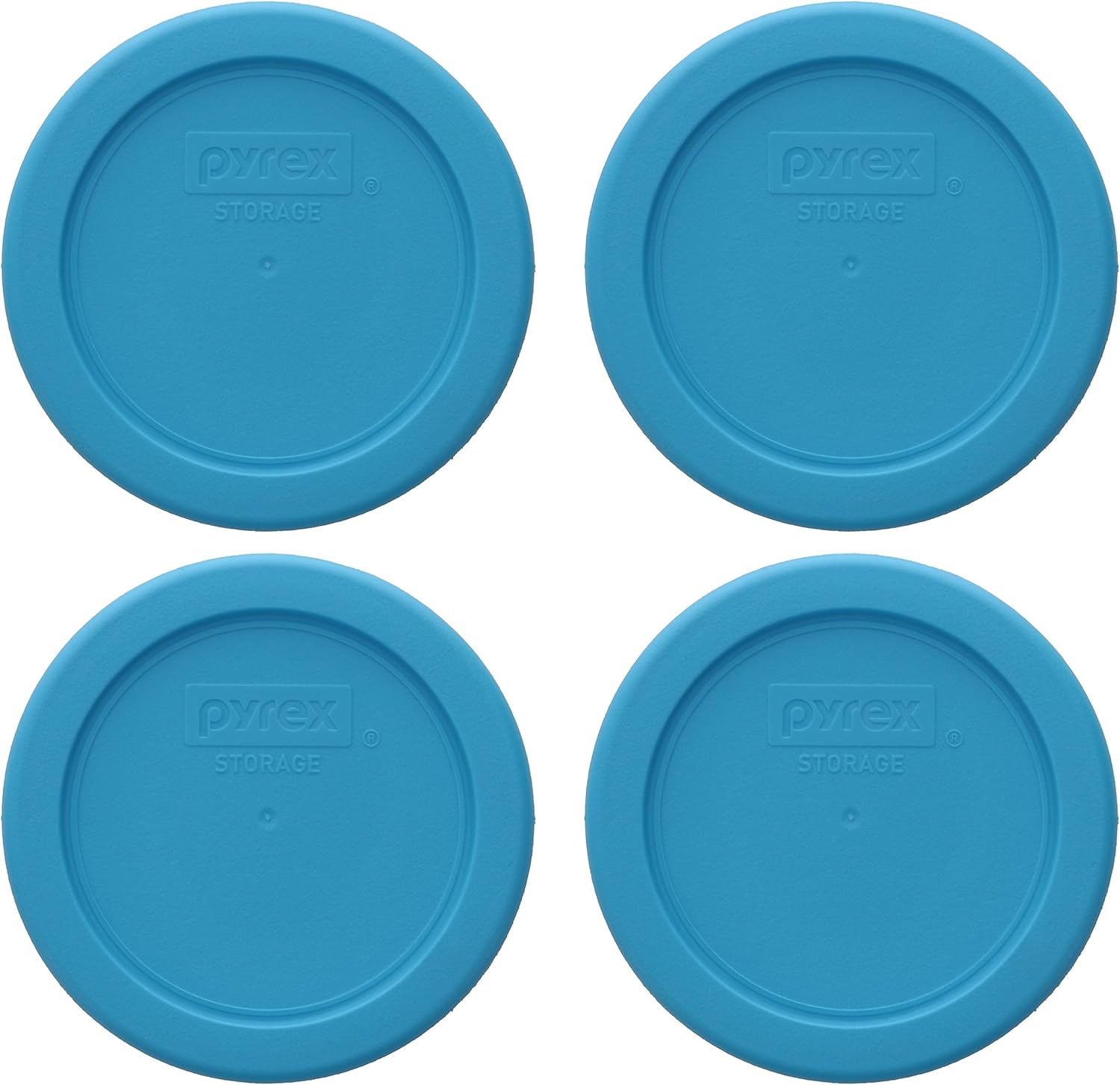Amazon.com: Pyrex 7202-PC 1-Cup Bright Blue Pantone Food Storage ...