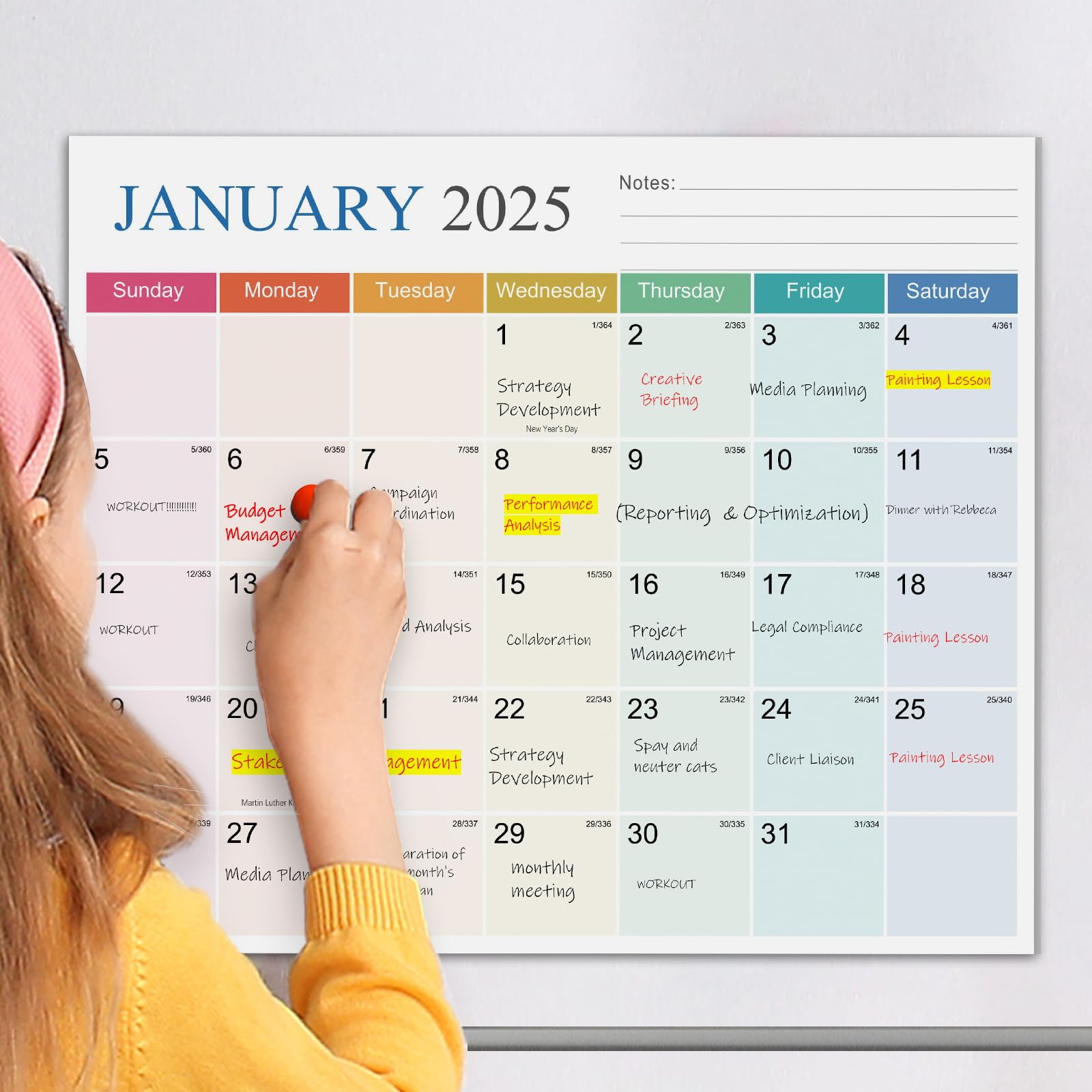 Snapklik.com : Magnetic Calendar For Refrigerator - 2025 Calendar ...