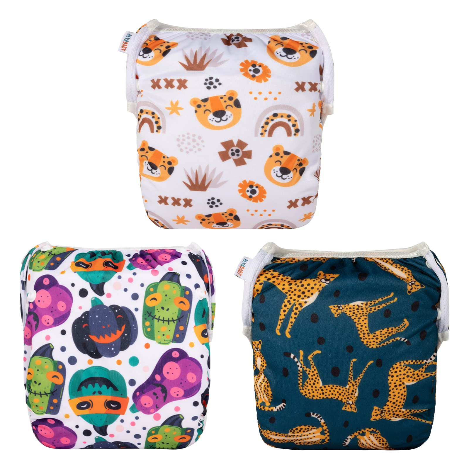 Snapklik.com : BABY Swim Diapers Baby & Toddler Snap One Size Reusable ...