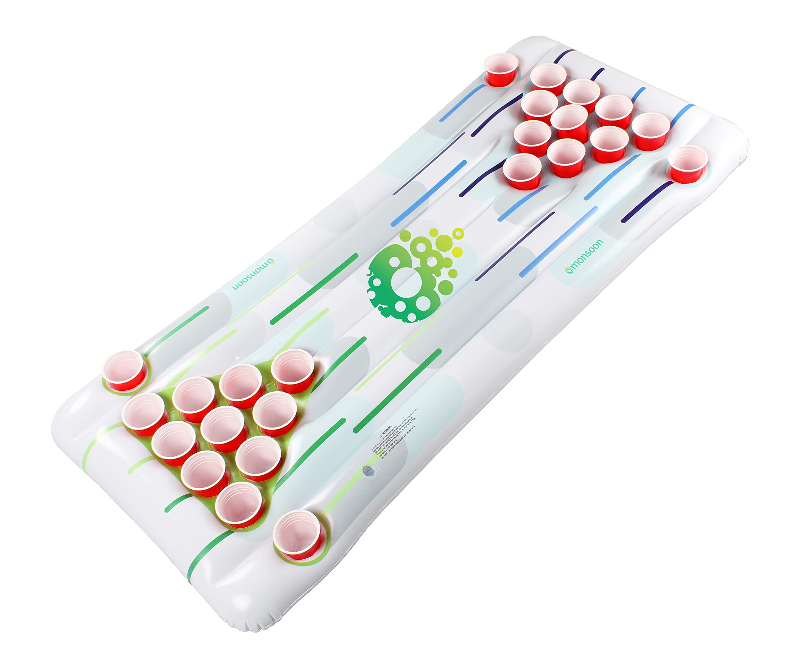 Snapklik.com : Pool Pong Inflatable Pool Party Games Floating Beer Pong ...