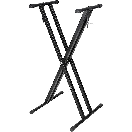 Kadence Heavy-Duty, Double-X, Adjustable Piano Keyboard Stand with ...