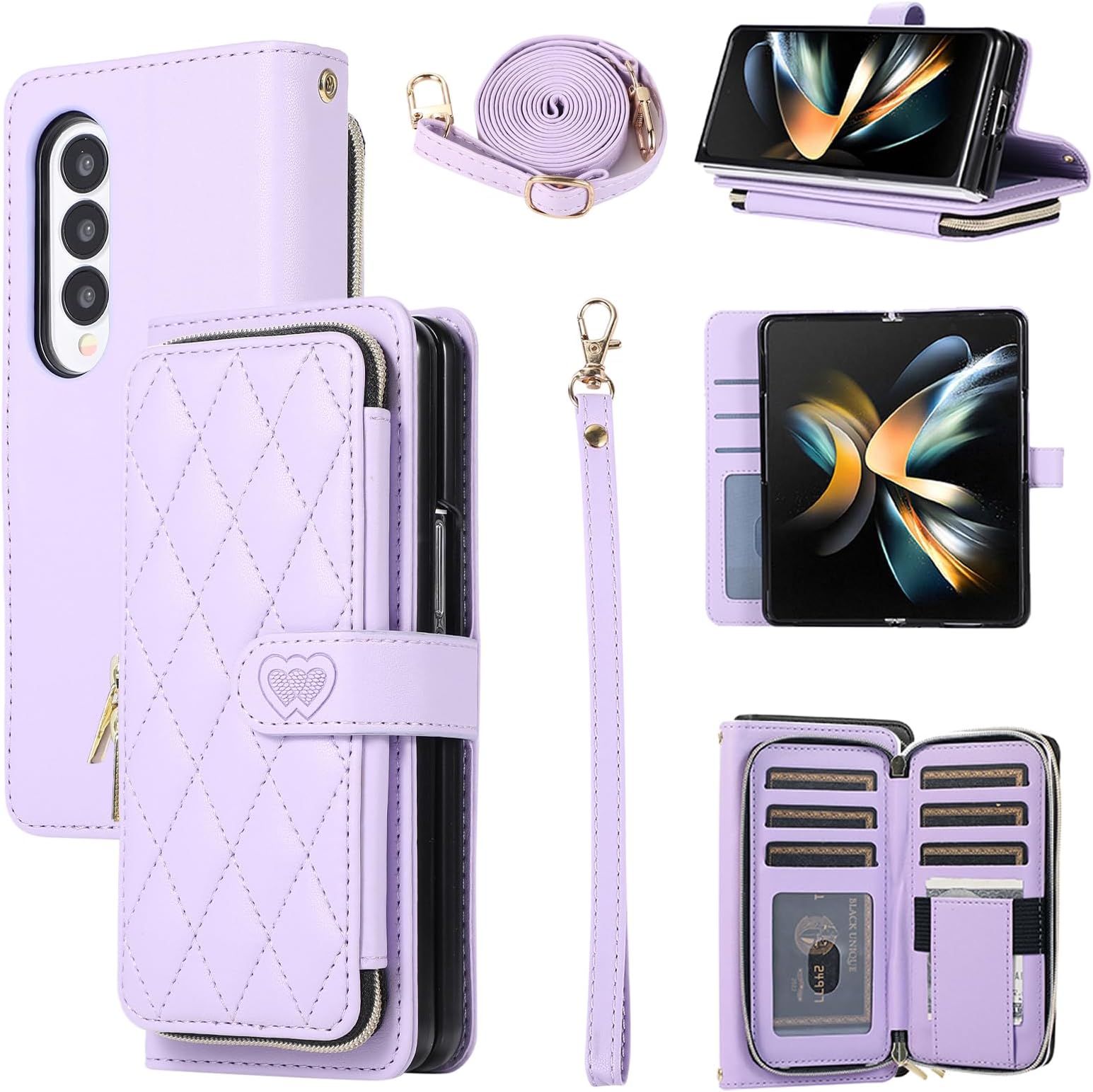 Amazon.com: Furiet Wallet Case for Samsung Galaxy S24 Plus S24+ 5G with ...