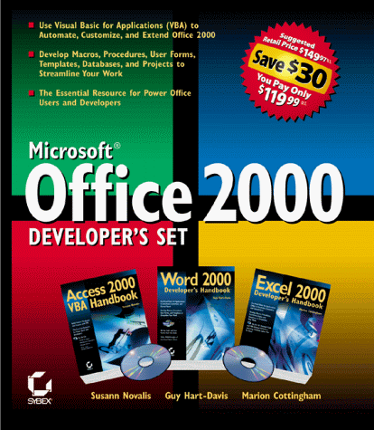 Microsoft Office 2000 Developer's Set: Novalis, Susann: 9780782125795 ...