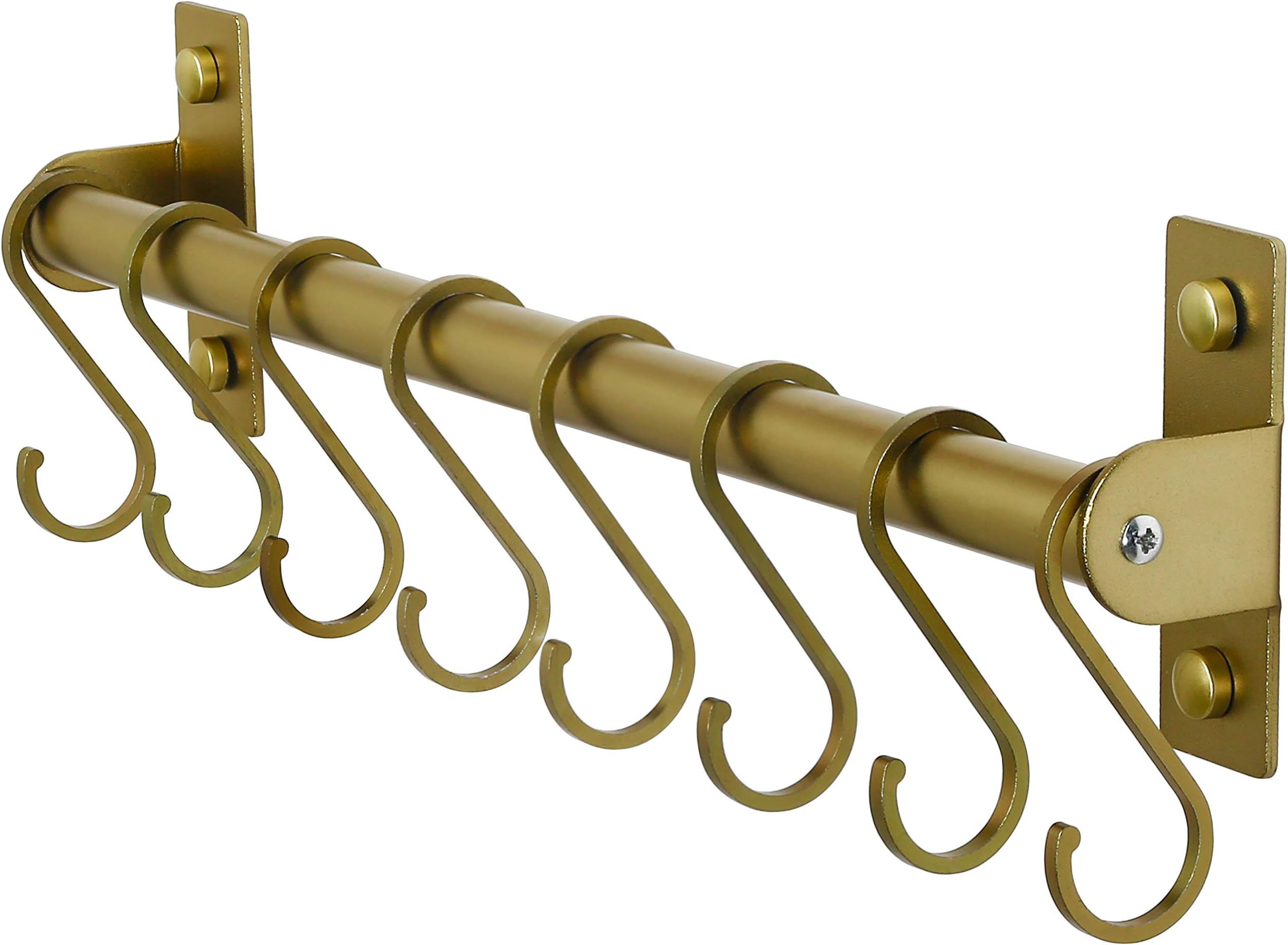 Vintage wrought iron kitchen pan & utensil hooks : Amazon.co.uk: Home ...