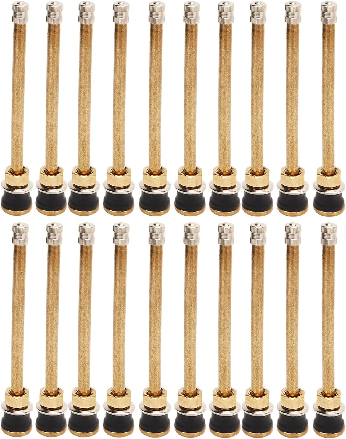 Amazon.com: 20 Pcs 5in Clamp in Truck Valve Stems TR574 Copper Tubeless ...