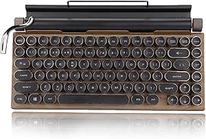83 Keys Retro Typewriter Keyboard, Vintage Electric Typewriter Keyboard ...