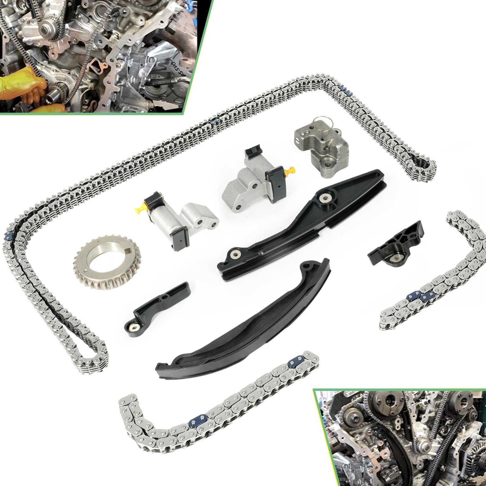 Amazon.com: VORGENS Engine Timing Chain Kit Compatible with Lincoln MKS ...