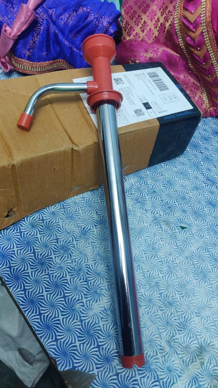 KALRAV Stainless Steel Manual Hand Oil Pump for Kitchen Tin Cans ...
