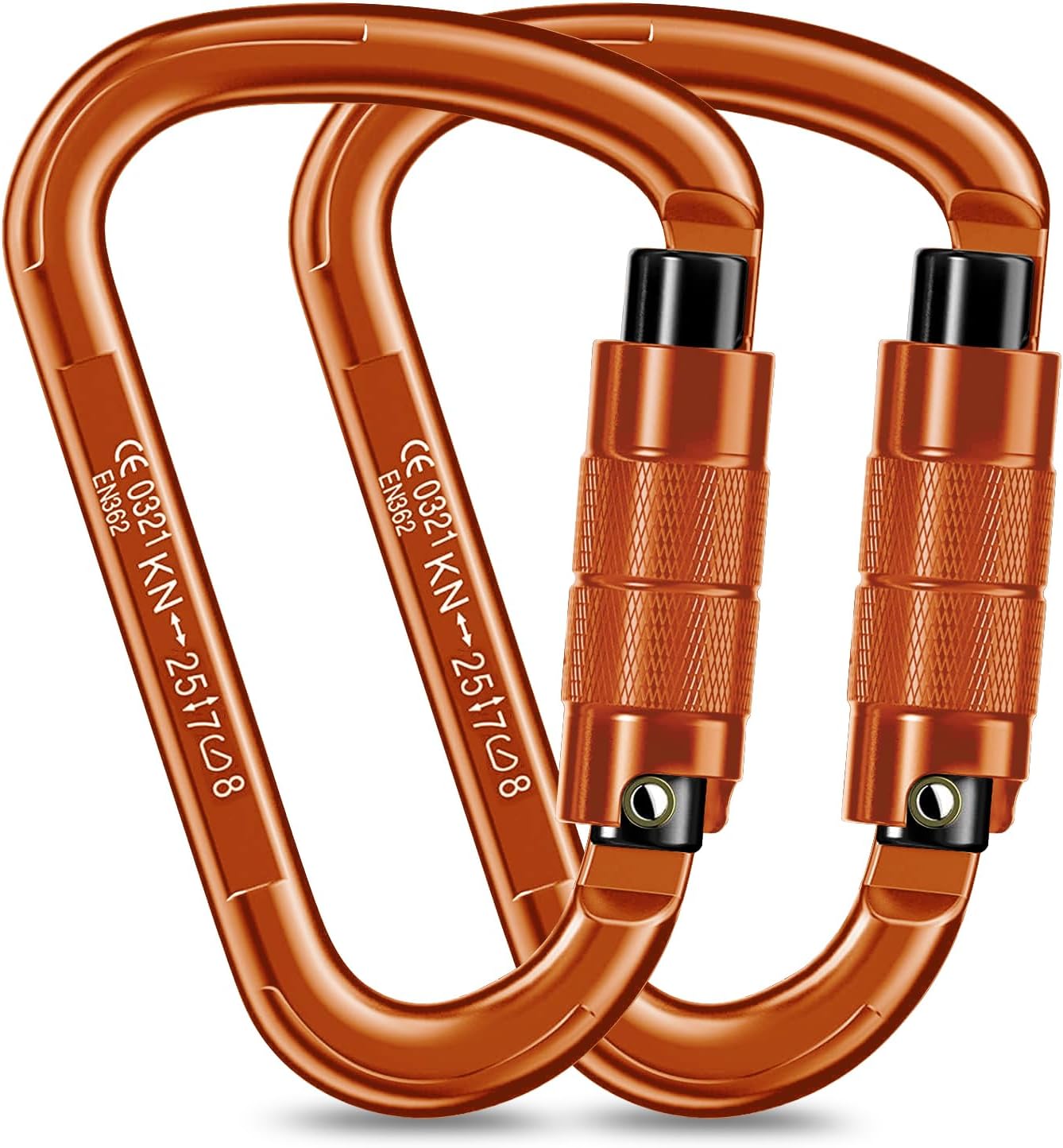 Auto Locking Carabiner Heavy Duty Carabiner 25kN UIAA Certified ...