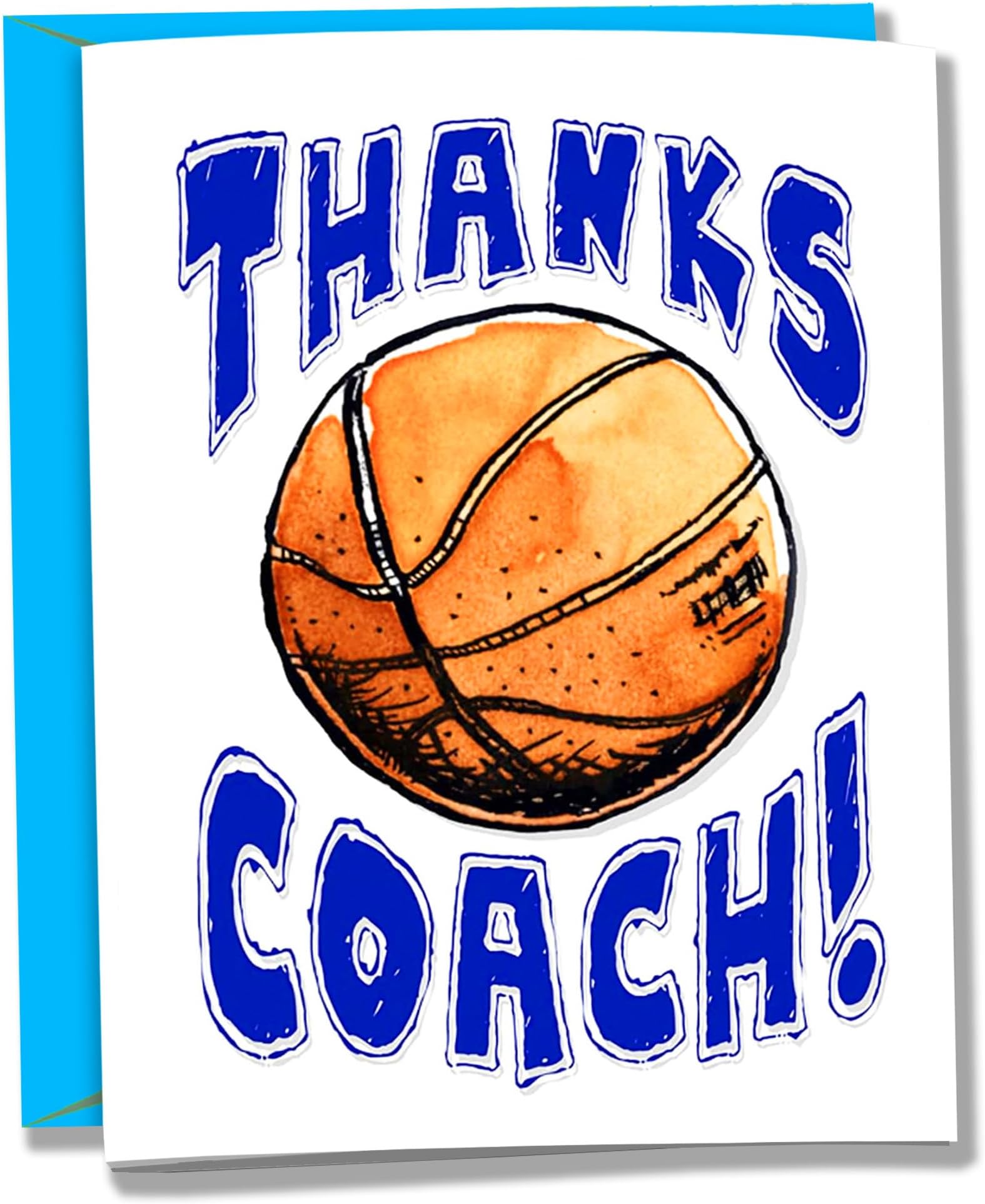 Amazon.com: Play Strong 1-Pack Thanks Basketball Coach You're Awesome 1 ...