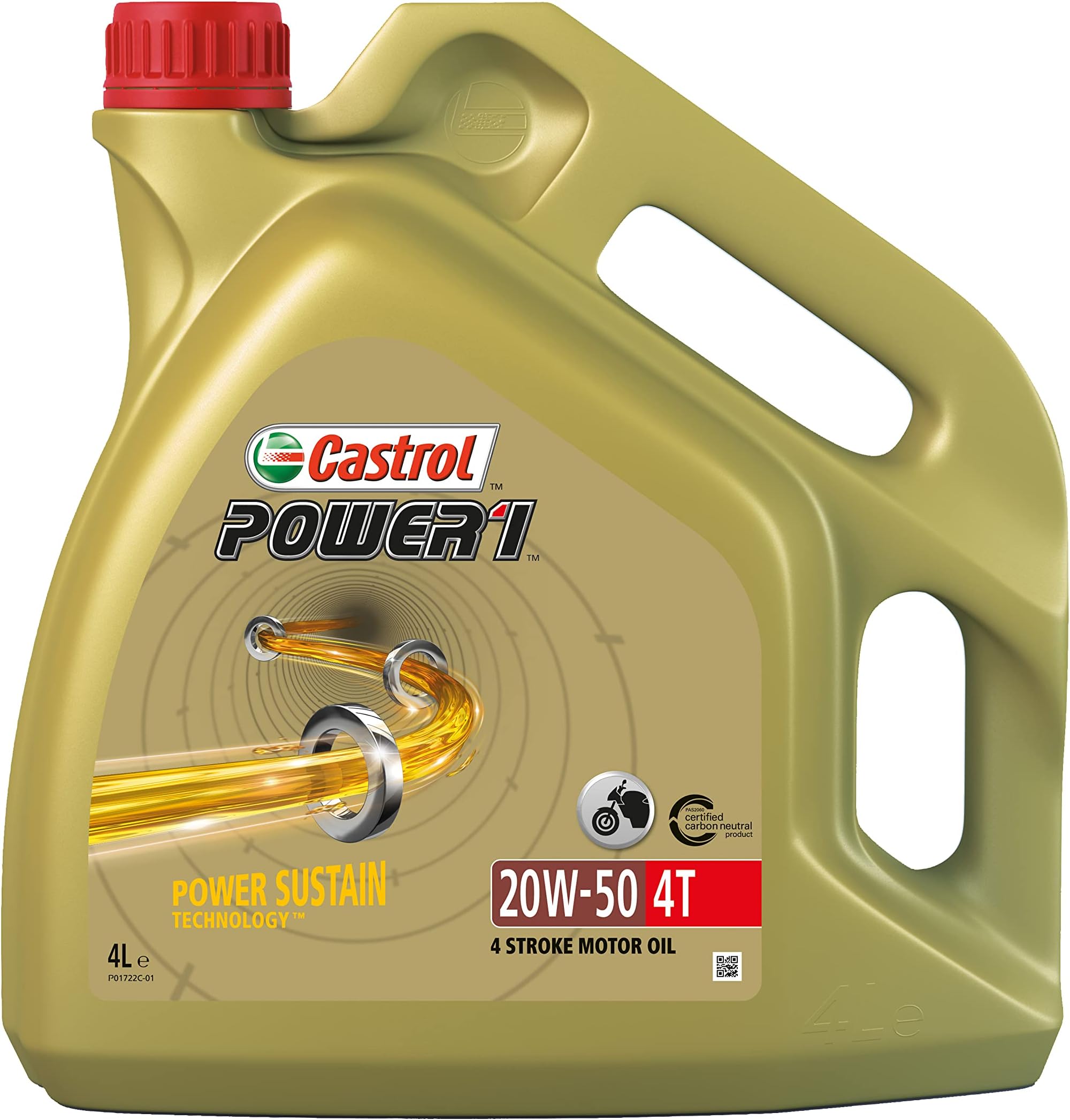 Castrol Oil Power RS 4T (4-stroke) 15W-50 1-litre : Amazon.co.uk ...