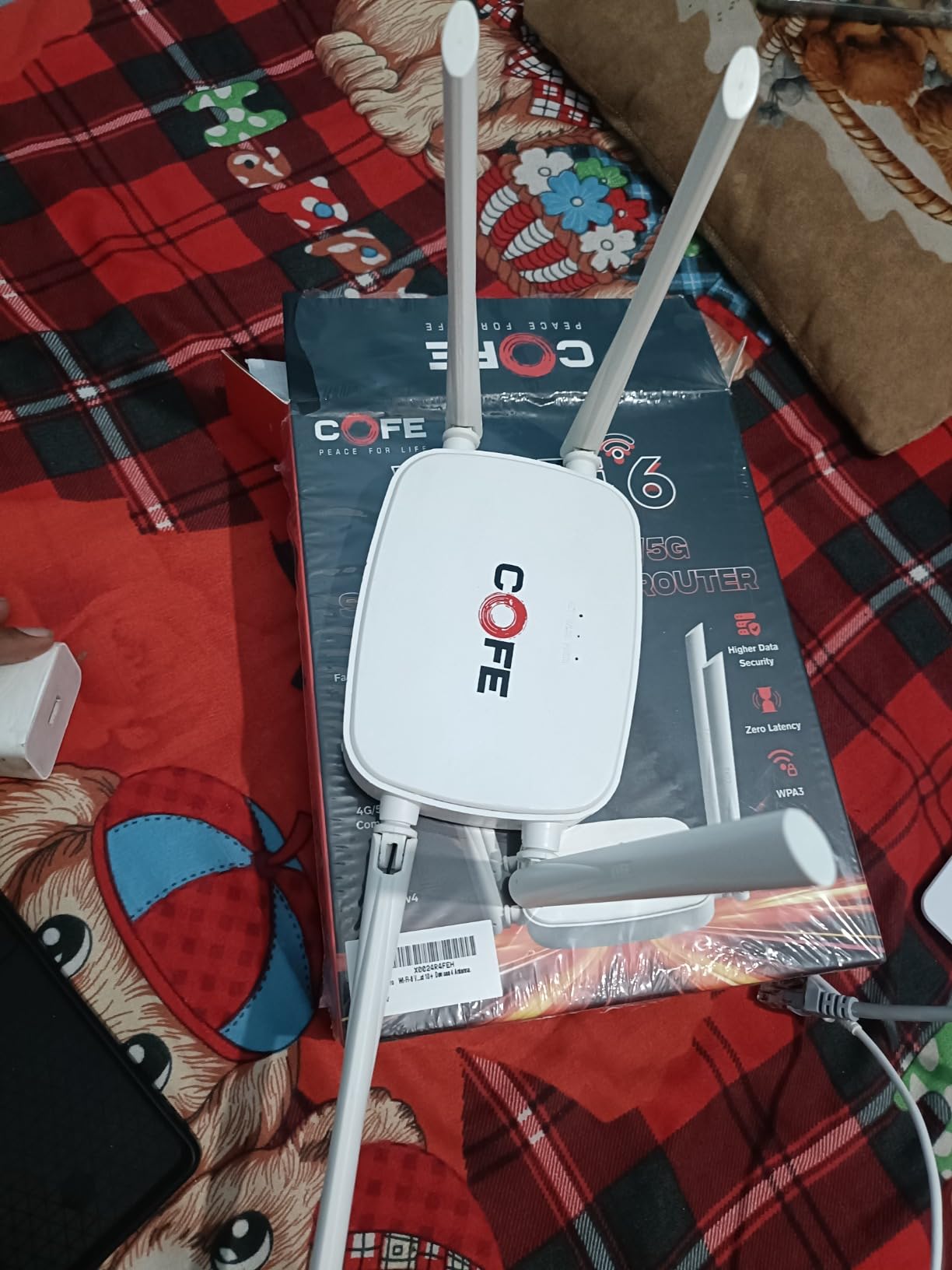 COFE Wi-Fi-6 Sim Router | 300Mbps Speed | All 4G Sim Supports| No ...