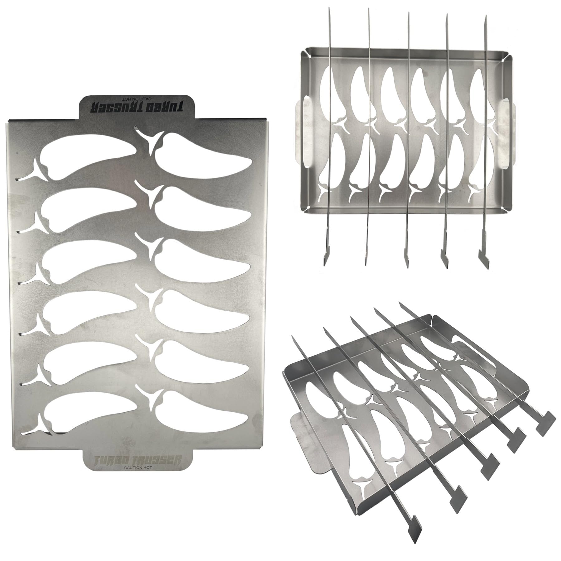 Amazon.com: TURBO TRUSSER I Jalapeno Popper & Skewer Rack I Easily Make ...