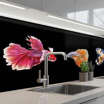 KitchenYeah© Splashback for kitchen 32"x59" / 80x150 cm self adhesive ...