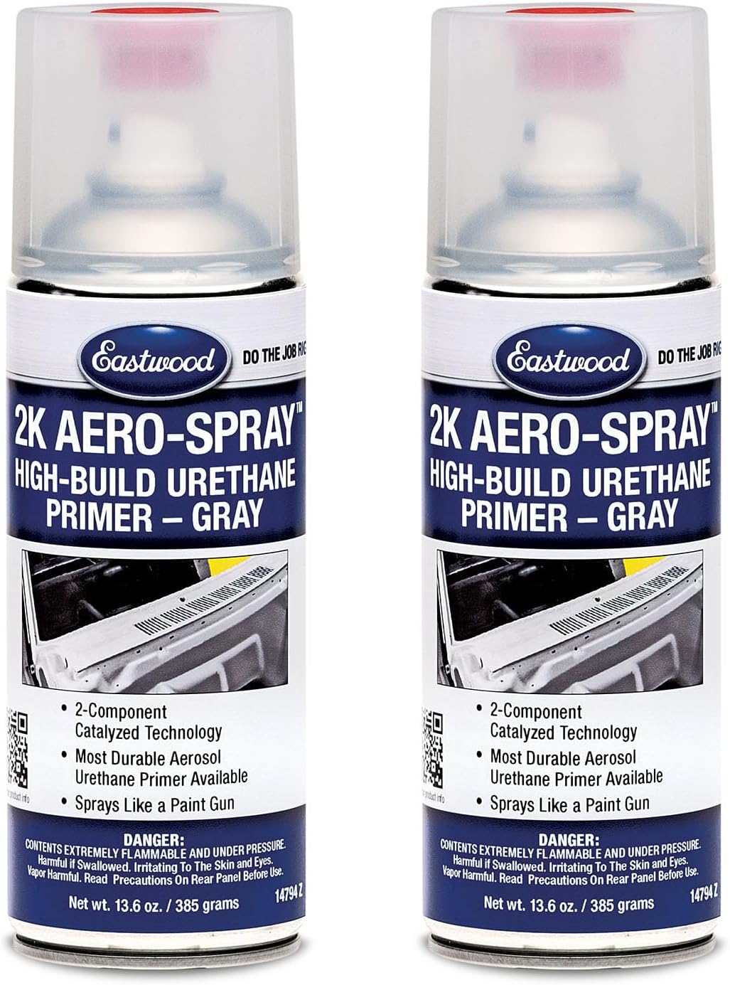 Amazon.com: Eastwood 2K Urethane Gray Primer | AeroSpray Catalyzed ...