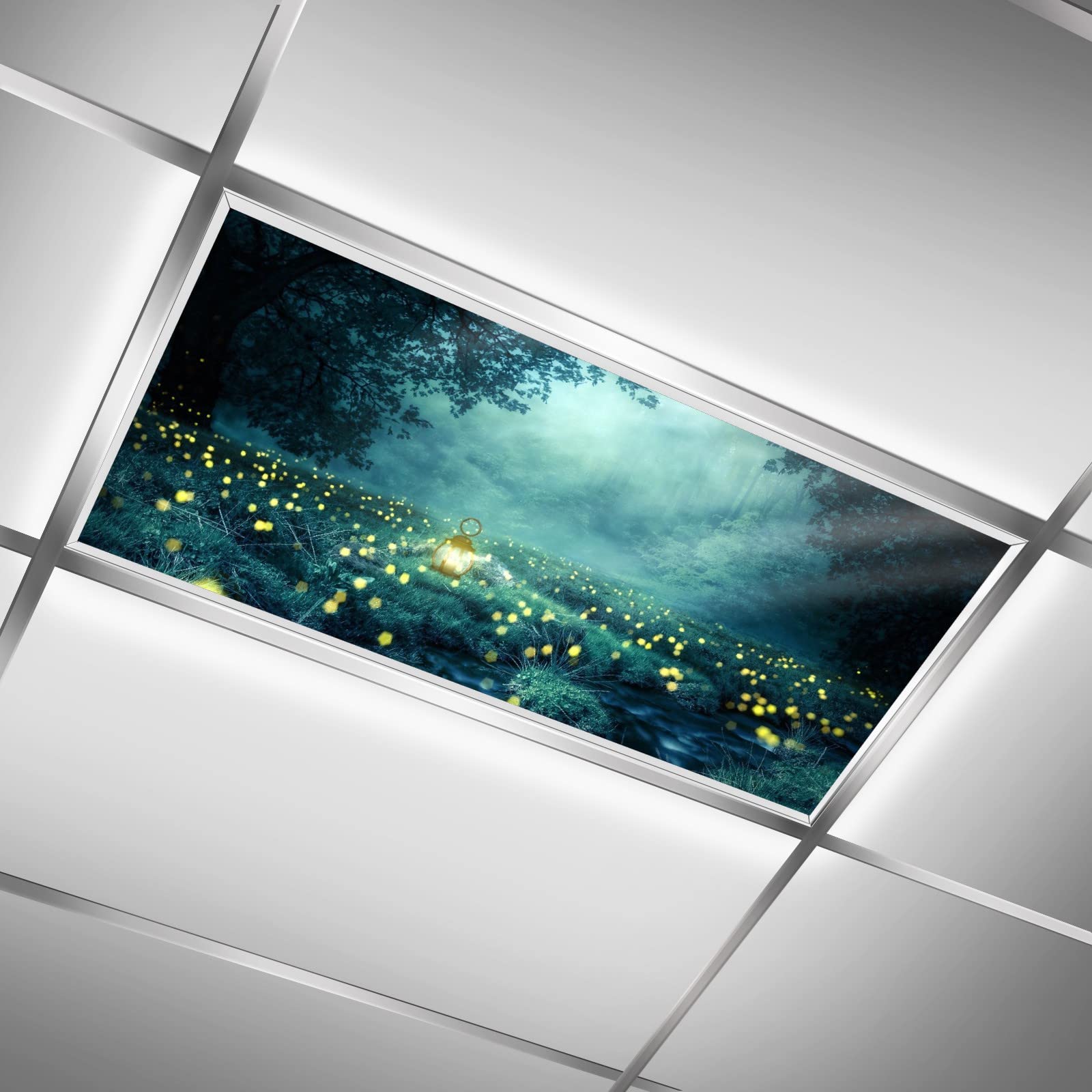 Fluorescent Light Covers for Classroom Office - Eliminate Harsh Glare ...