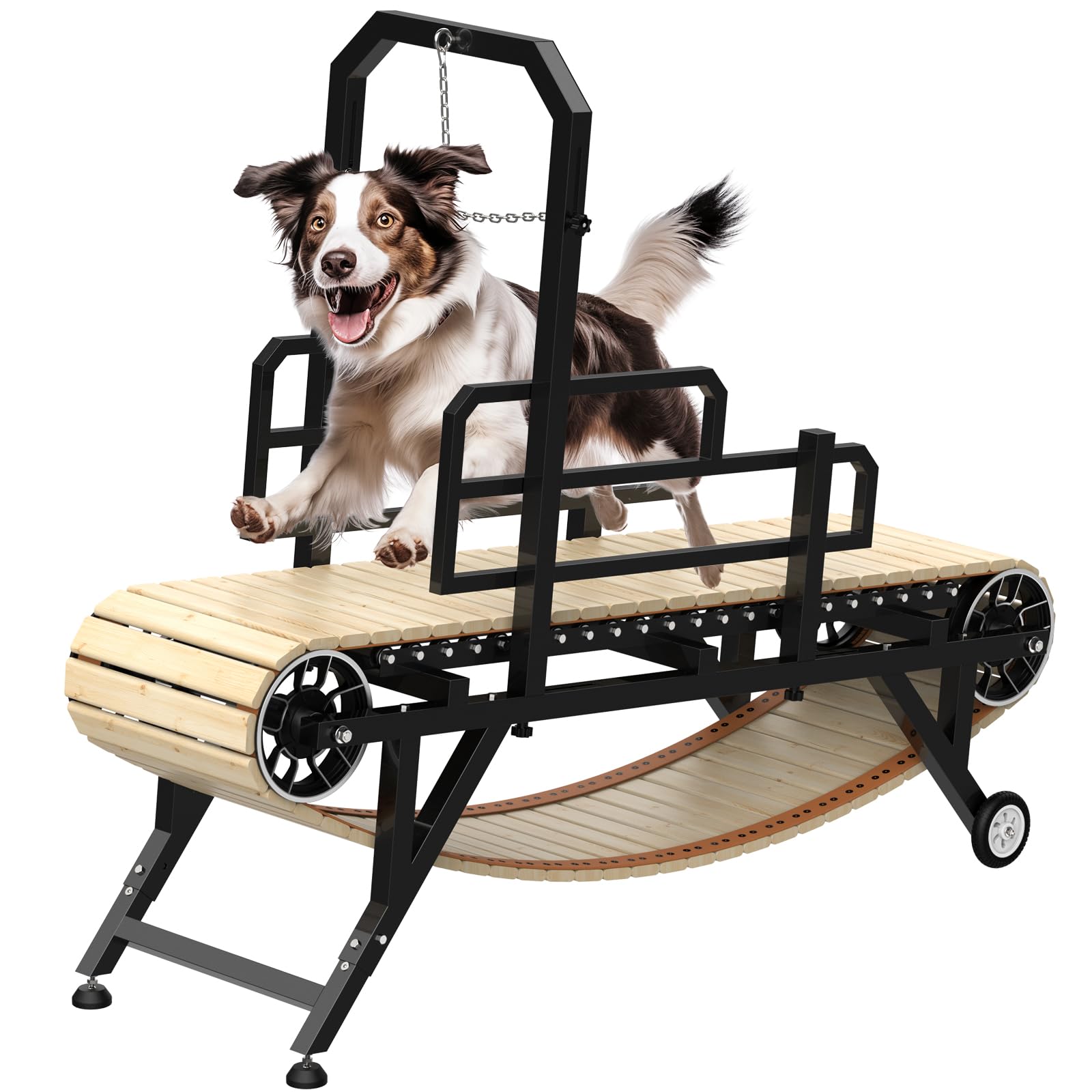 PawPaw's Dog Treadmill For Large And Medium Dogs, Dog Slatmill For