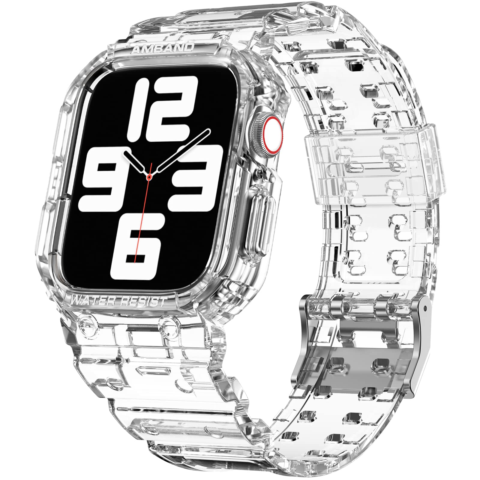 Buy AmBand Compatible For Apple Watch Band 45mm 44mm 42mm With Bumper buy-amband-compatible-for-apple-watch-band-45mm-44mm-42mm-with-bumper