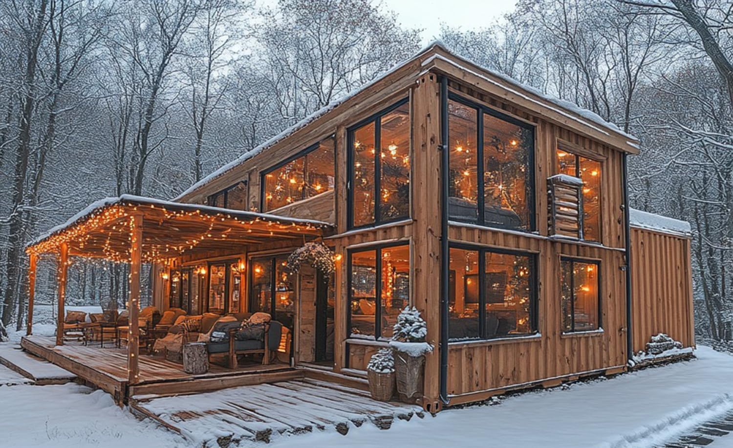 Amazon.com: Prefabricated Modular Home Kit, Portable Cabin for Backyard ...