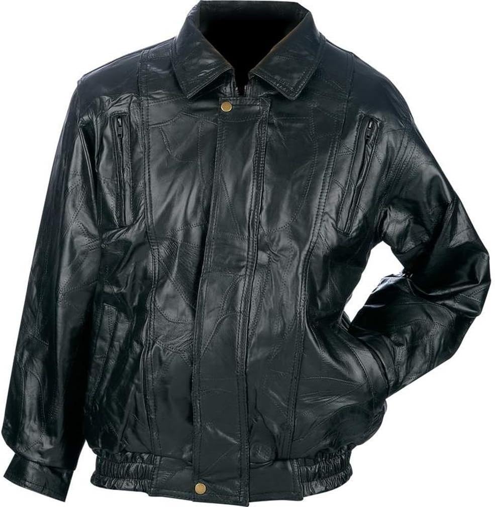 Amazon.com: Maxam Italian Mosaic Design Genuine Top Grain Lambskin ...