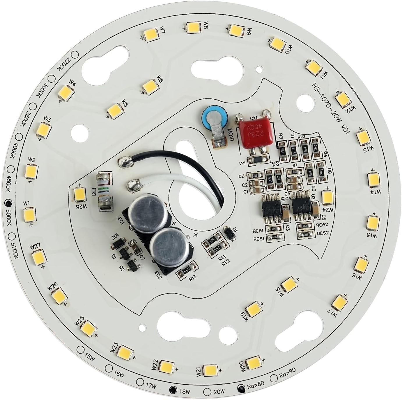 HAOLEDI 2.95'' 15w LED Ceiling Fan Light retrofit kit,Ceiling Light ...
