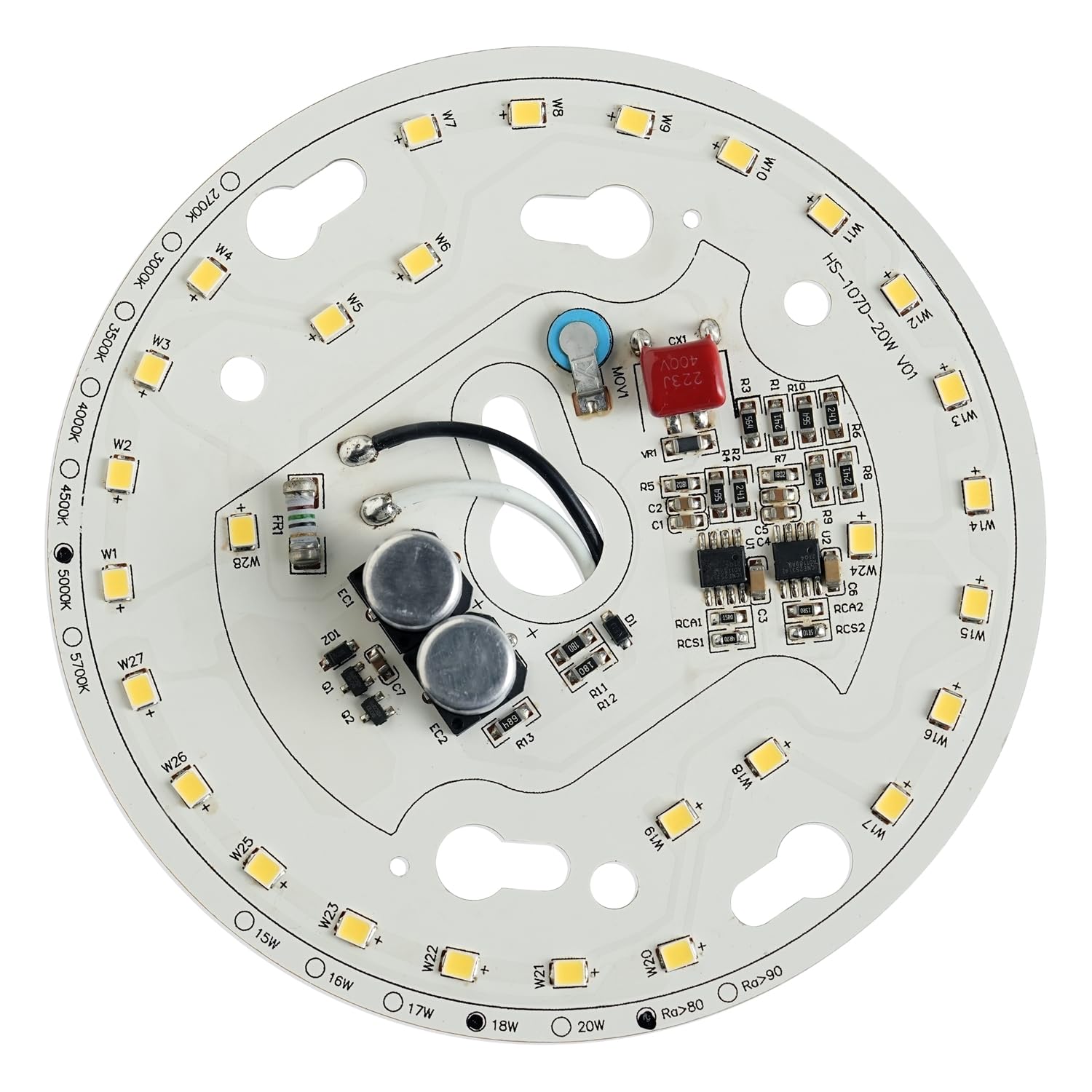 HAOLEDI 4.21'' 18w LED Ceiling Fan Light retrofit kit,Ceiling Light ...