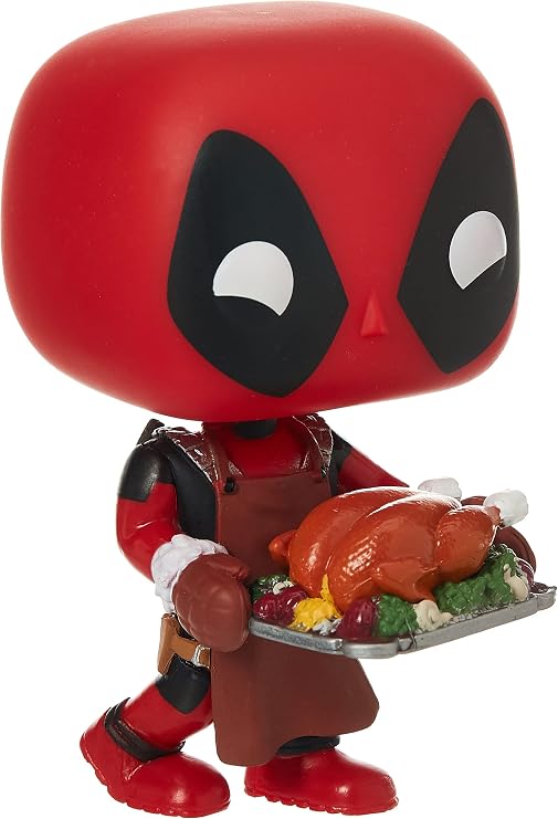 Amazon.com: Funko Pop! Marvel: Holiday - Deadpool with Turkey : Toys ...